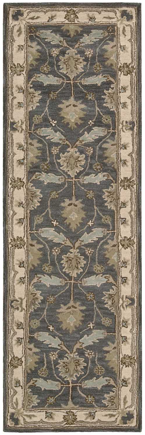 Nourison India House IH75 Blue Wool 8 Ft Area Rug | Lowest Price ...