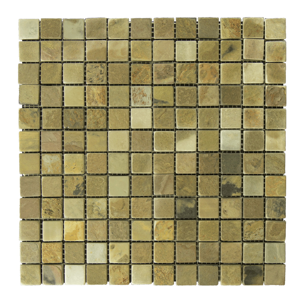 Autumn Slate Mosaic - 1" x 1" Tumbled | Stone & Tile Shoppe