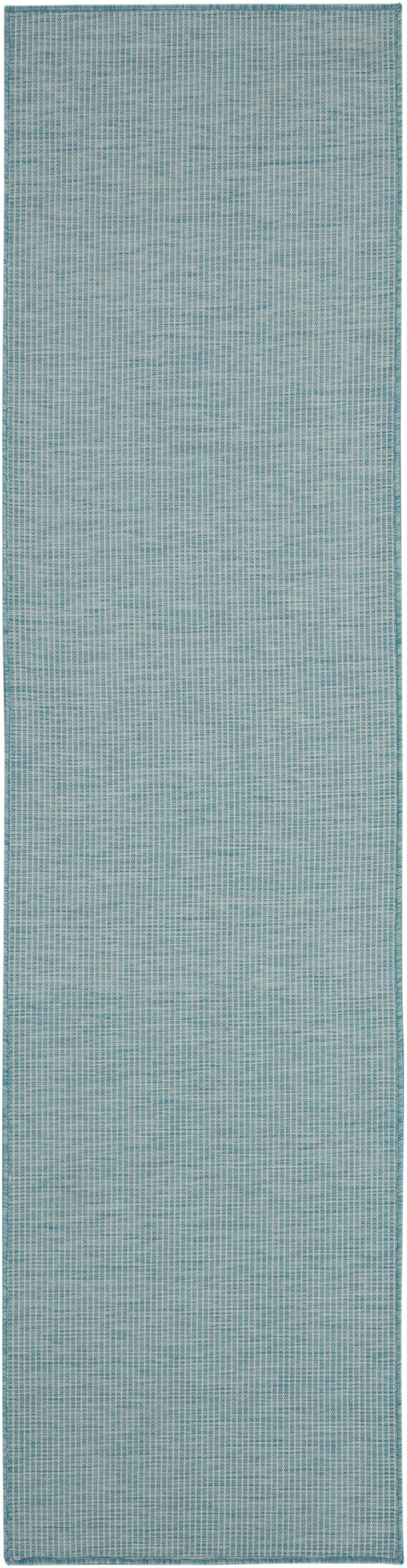 Nourison Positano POS01 Aqua Polypropylene 8 Ft Area Rug — Stone & Tile ...