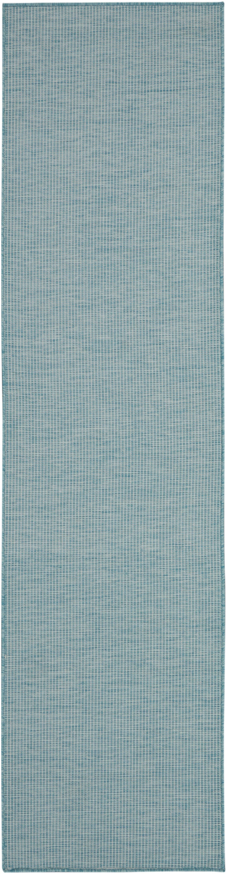 Nourison Positano POS01 Aqua Polypropylene 8 Ft Area Rug — Stone & Tile ...