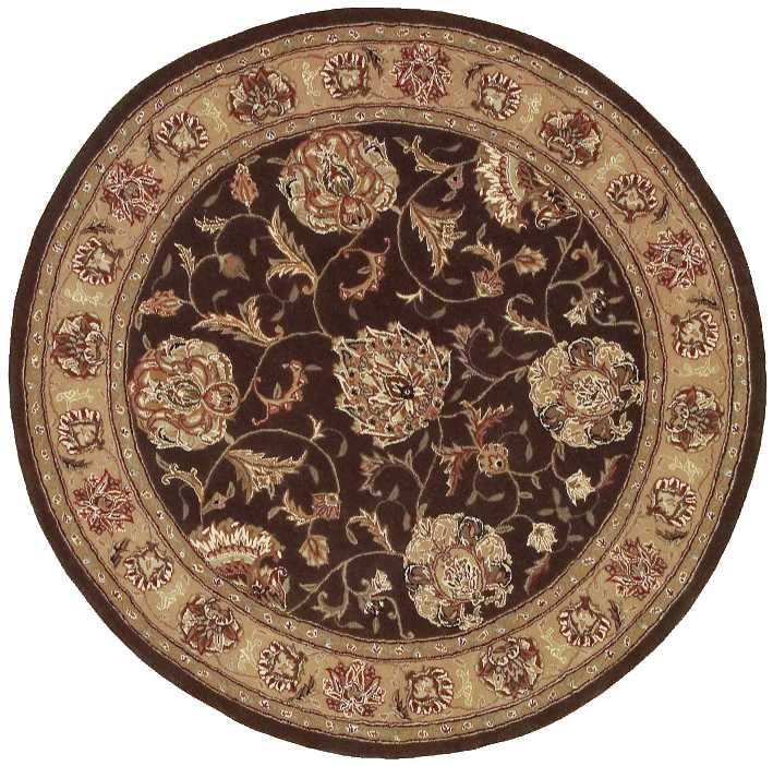 Nourison Nourison 2000 2206 Brown 4 Ft x Round Area Rug | Lowest Price ...