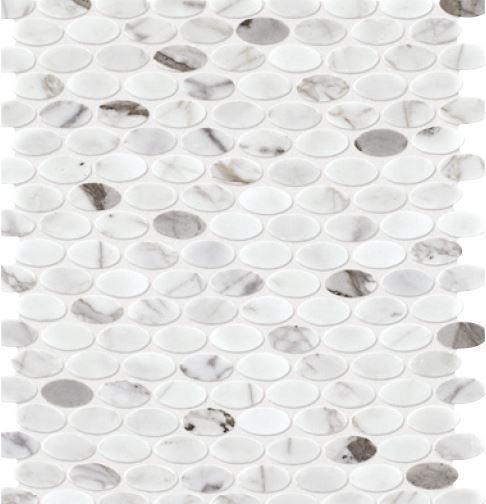 Daltile M474 Venetian Calacatta Polished Marble Mosaic | Lowest Price ...