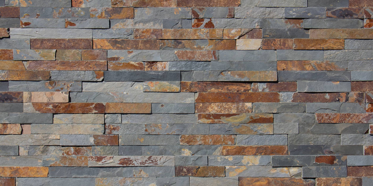 Multicolor Split Face Slate Ledgestone | Lowest Price — Stone & Tile ...