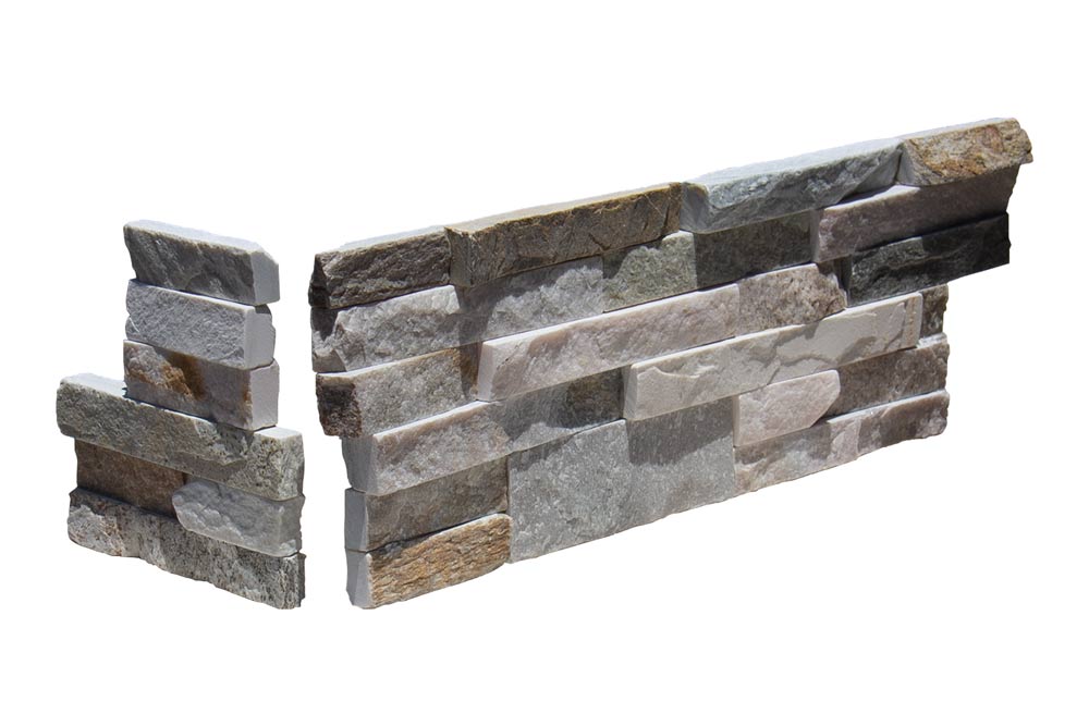 Nepal Golden Sand 6 Lines Standard Split Face Quartzite Ledgestone ...