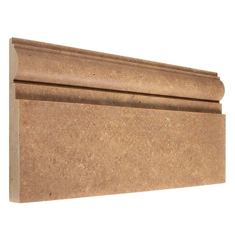 Noche Travertine Baseboard - 6" x 12" Unfilled & Honed | Lowest Price ...