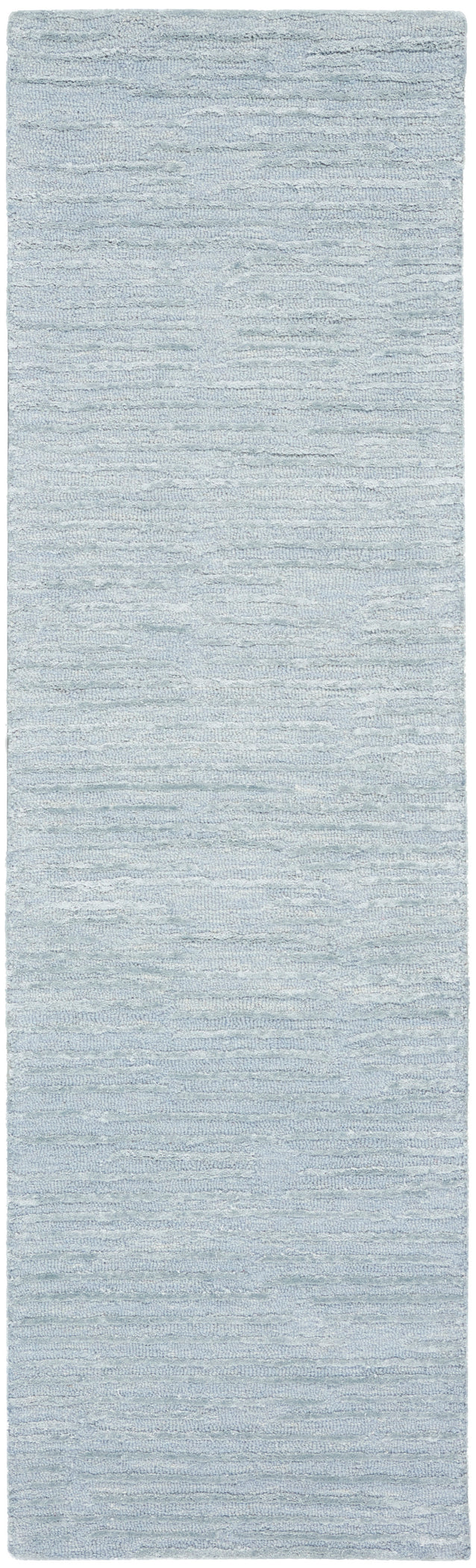 Nourison Linear LNR01 Light Blue Wool Blend 8 Ft Area Rug — Stone ...