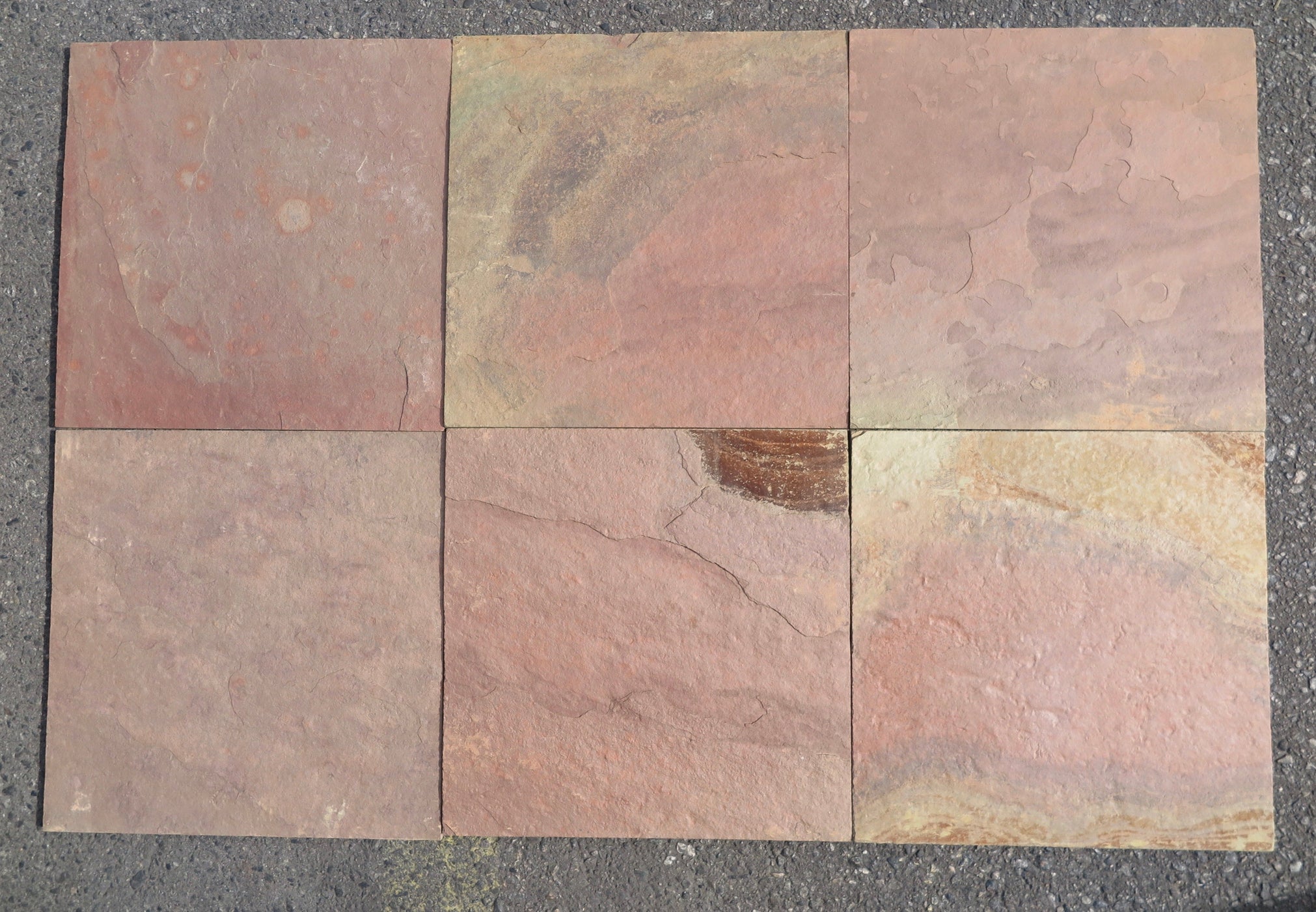 Red Natural Cleft Face, Gauged Back Slate Tile | Stone & Tile Shoppe