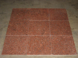 Ruby Red Granite Tile - Polished | Stone & Tile Shoppe