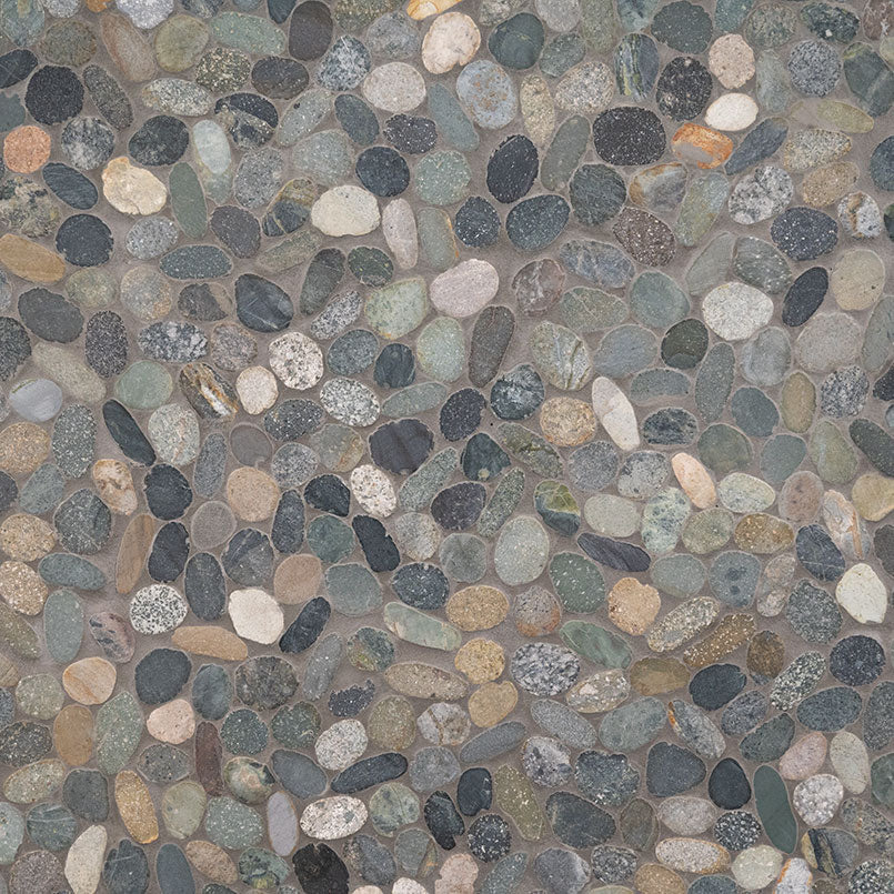 MSI Rainforest Sliced Tumbled Marble Pebble | Lowest Price — Stone ...