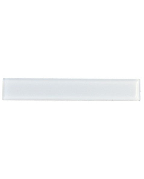 Eleganza Vetro Solids Snow White Glossy Glass Tile | Lowest Price ...
