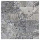 Titanium Tumbled Travertine Roman Paver Pattern | Lowest Price — Stone ...