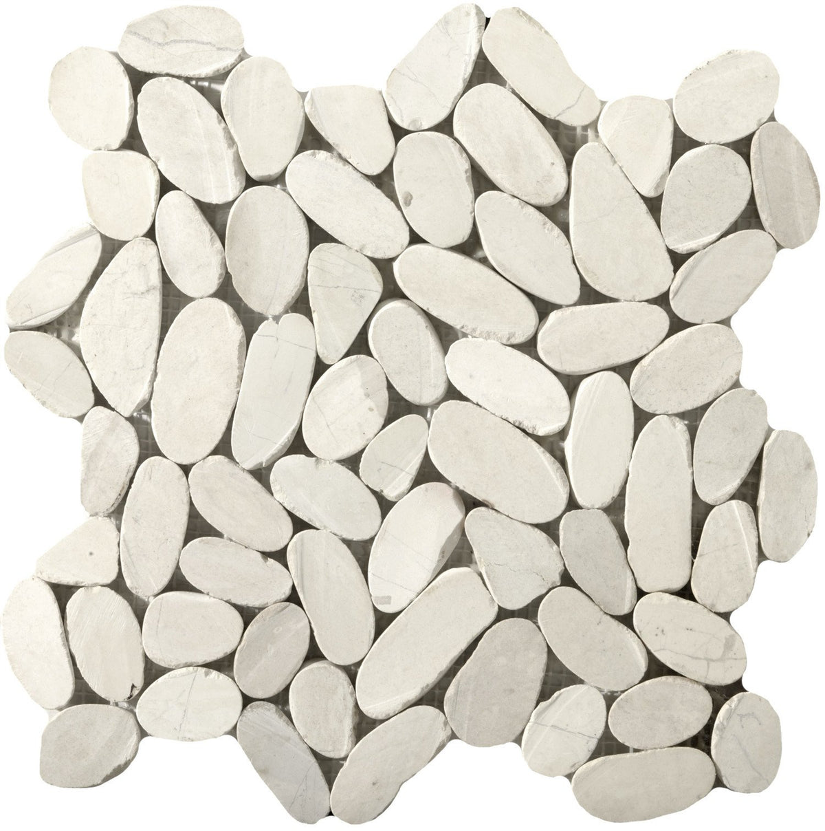 Emser Venetian Ivory Flat Matte Pebble Mosaic | Lowest Price — Stone ...