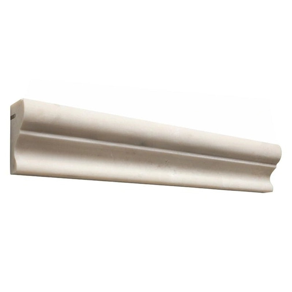White Pearl Marble Molding - 2" x 12" Milano Molding Honed & Polished ...